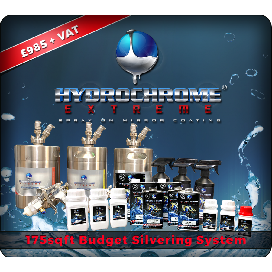 New Budget 175sqft Spray on Chrome Set Up – Creative Paints Ltd